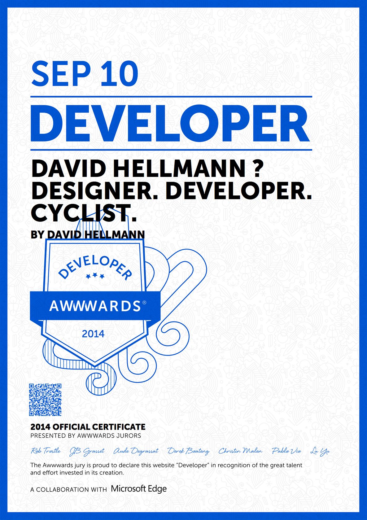 About | David Hellmann — Digital Designer & Developer