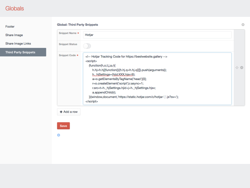 Craft CMS: Control your tracking codes from the control panel | David ...