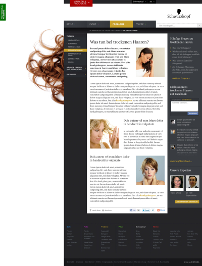 Concept: Schwarzkopf | David Hellmann — Digital Designer & Developer